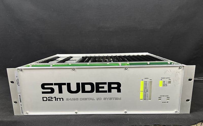 STUDER D21m Modular I/O System - Madi HD Link, DANTE & Mic | Reverb