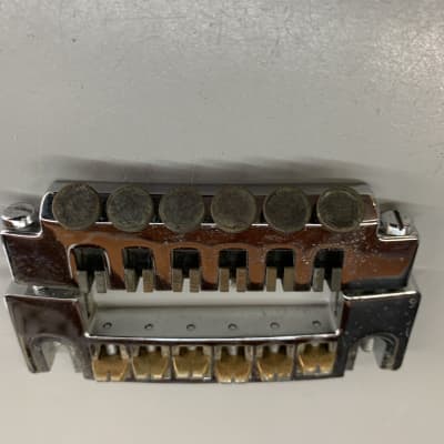 Schaller 456 Fine Tune Stop Tail Bridge - Chrome | Reverb