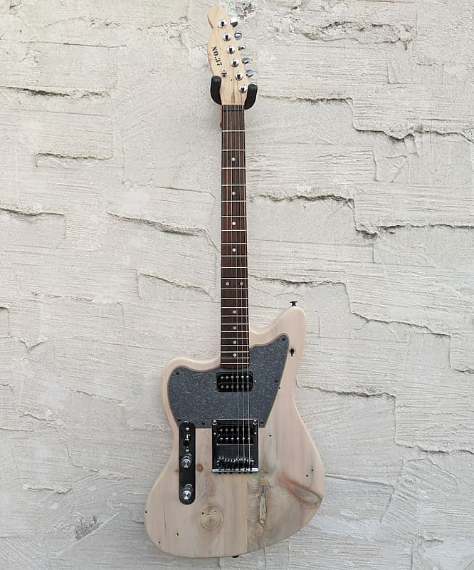 Left handed lefty Telemaster Jazzcaster style reclaimed 125 | Reverb