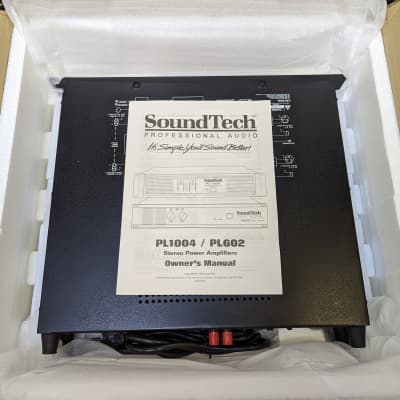 NEW! SoundTech 600 Watt PL 602 Stereo Power Amplifier - Never | Reverb