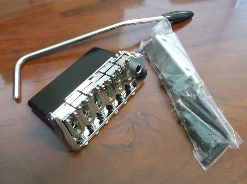 Hipshot US Contour Fulcrum Guitar Tremolo, CHROME - #42100V | Reverb