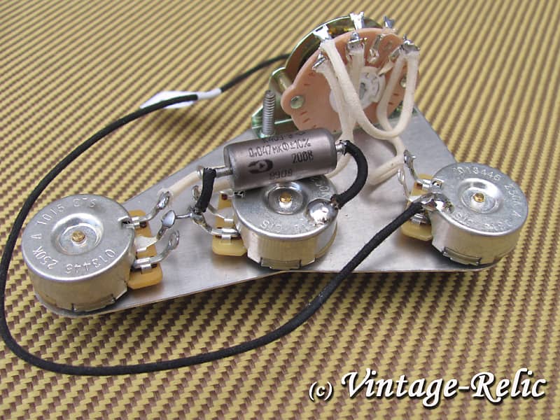 Upgrade wiring kit Pre-wired fits Fender Stratocaster K40Y-9 | Reverb