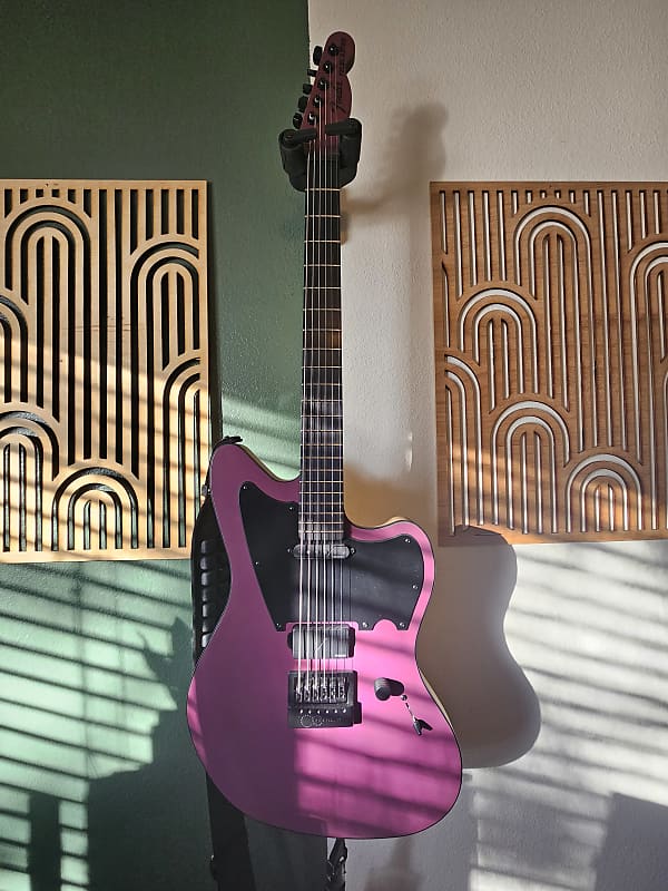 Warmoth Jazzcaster (Offset Telecaster) Evertune 2023 - Grape | Reverb