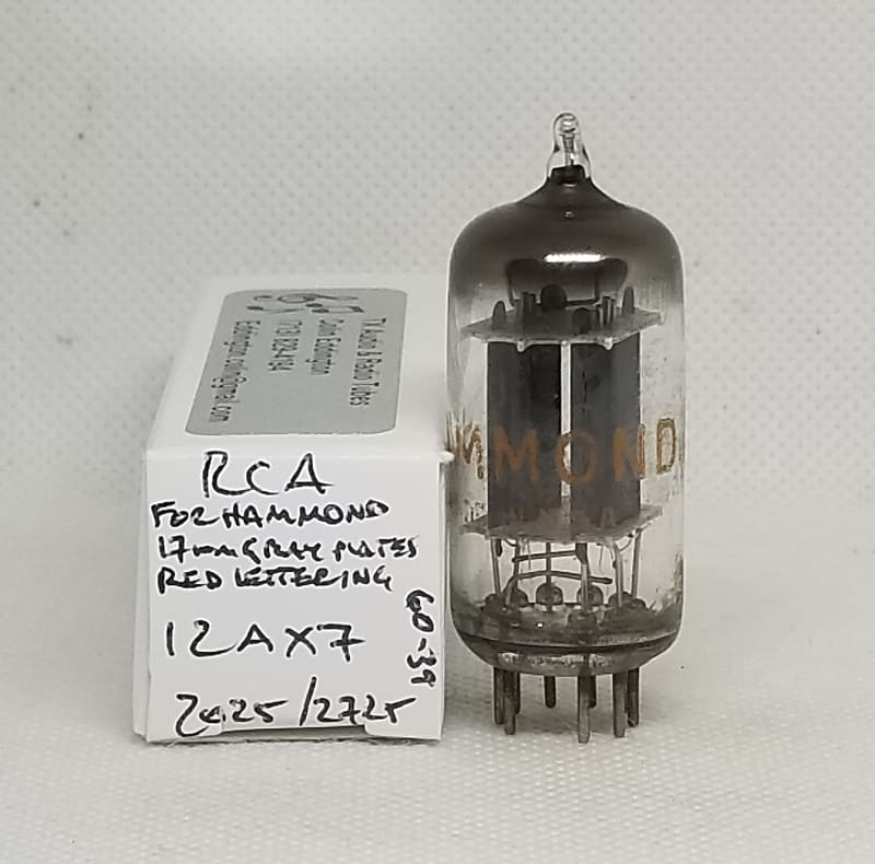 RCA 12AX7 Long Gray Plate Balanced Single NOS ECC83 12AX7A | Reverb