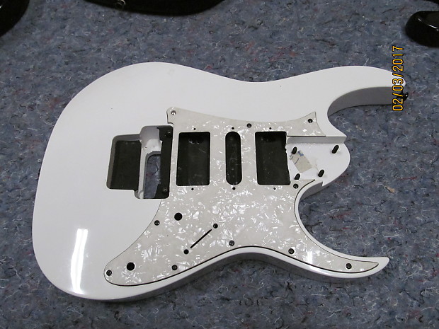Ibanez RG350DX Body Loaded 10s white Project body | Reverb
