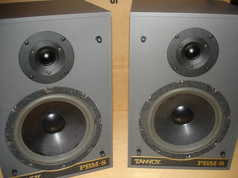 One Pair of Tannoy PBM-8 Pro Studio Monitors | Reverb