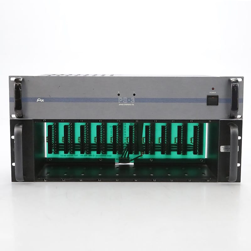 Aphex Systems 10-Space 500 Series Rack w/ PS-3 16VDC Power | Reverb