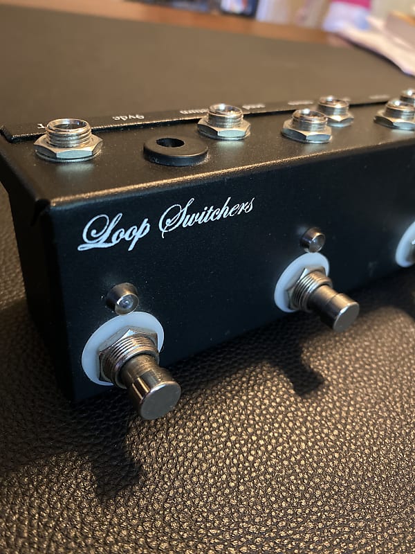 Loop Switchers 6 channel true bypass - Black | Reverb