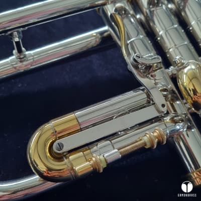 Beautiful C.G.Conn 38B Connstellation Elkhart trumpet case | Reverb