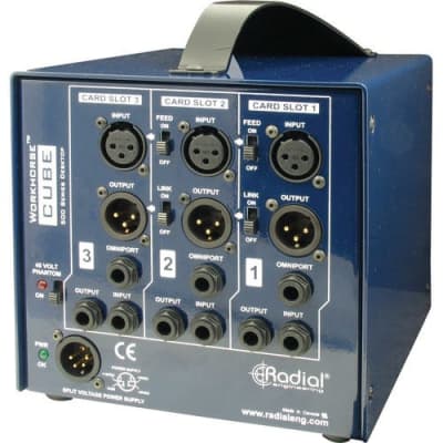 Radial Workhorse Cube 3-Slot Powered 500 Series Frame | Reverb