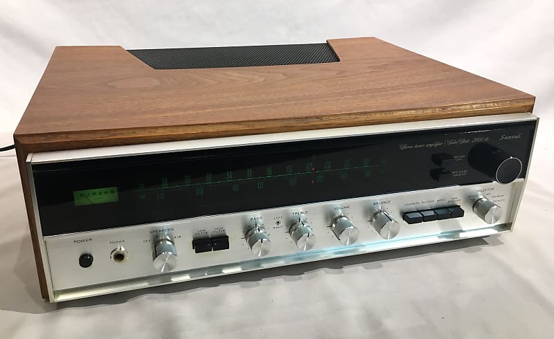 Sansui 2000a Solid State AM/FM Stereo Amplifier w/ Original | Reverb