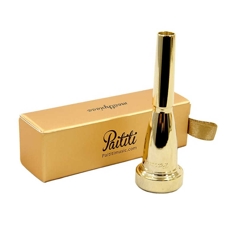Paititi Gold Plated Rich Tone Bb 7C Trumpet Mouthpiece | Reverb