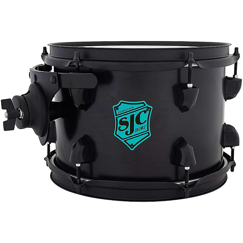 SJC Pathfinder Rack Tom 10 x 7 in. Midnight Black Satin | Reverb