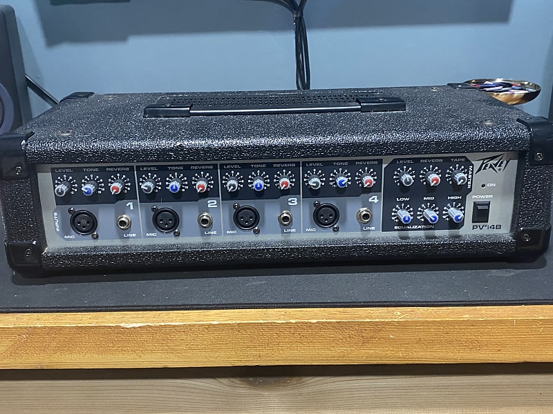 Peavey PVi4B 4 Channel Powered Mixer | Reverb