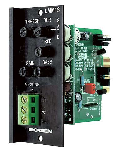 Bogen LMM1S Microphone / Line Input module for PCM2000 Zone | Reverb