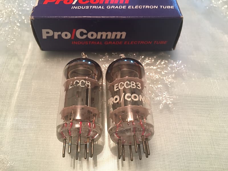 Pair of Tungsram (labelled Procomm) 12AX7/ECC83 Tubes | Reverb