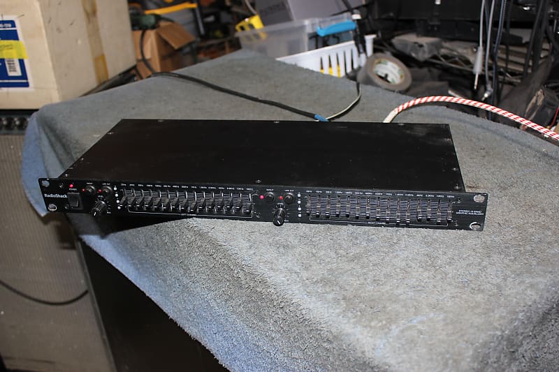Radio Shack Stereo 15 Band Equalizer (Rack Mount) | Reverb