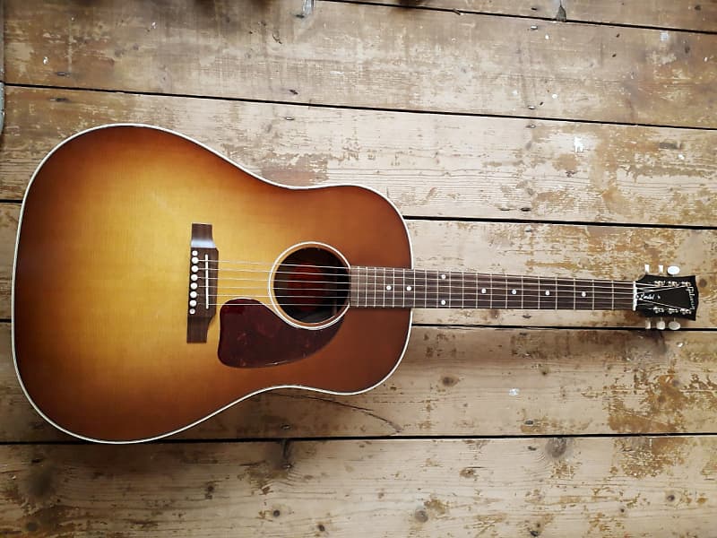 Gibson J-45 Custom Shop Ltd. Ed. English Walnut Tonewood, | Reverb