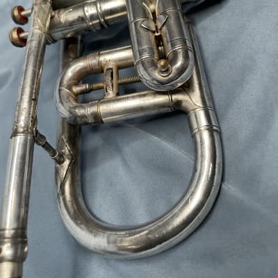 1930 Conn 80a? Long Cornet (trumpet)project horn | Reverb