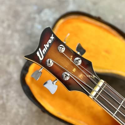 Univox 500/1 violin bass c 1970 - Sunburst Matsumoku original | Reverb
