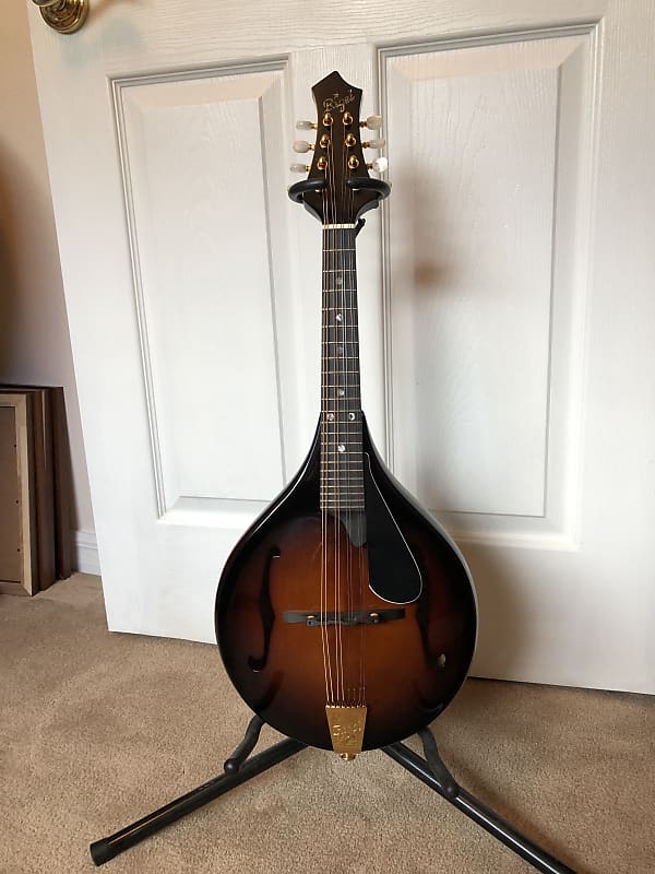 Rigel Mandolin A Plus Deluxe 2005 Chocolate Starburst | Reverb