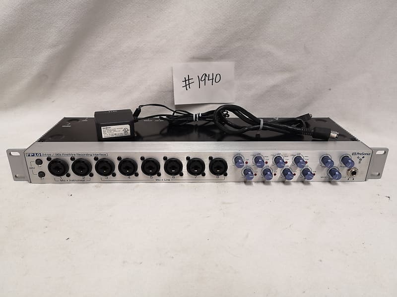 Presonus FP10 10x10 Firewire Interface #1940 Good Used | Reverb