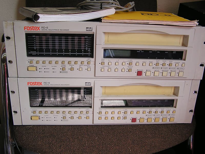 Fostex R8 ADAT with tapes, manuals, remotes | Reverb
