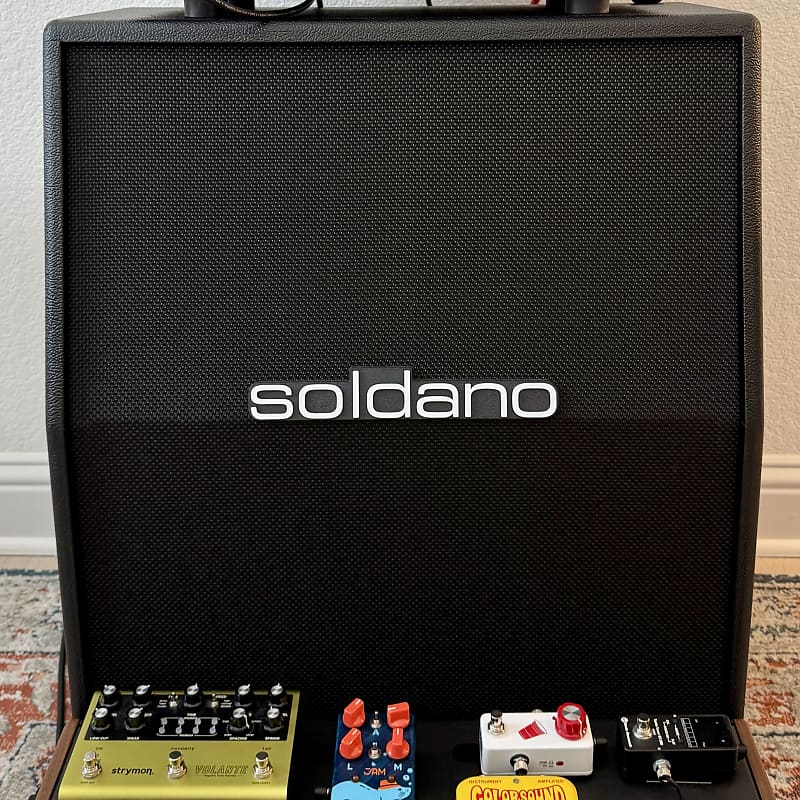 Soldano 212 Vertical Cabinet 2x12" Extension Cabinet - Black | Reverb