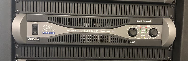 QSC PLX 1602 2000's Black/Grey | Reverb