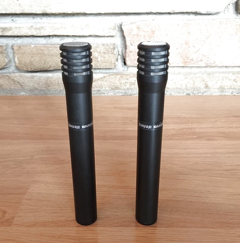 Pair of Shure SM94 Condenser Microphones SM 94 Mic | Reverb