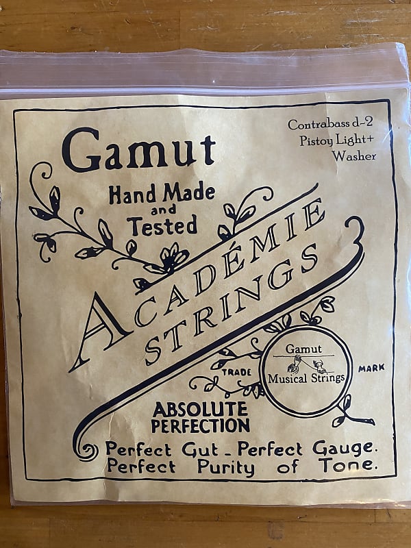 Gamut Pistoy Light + Gut D String 2021 | Reverb