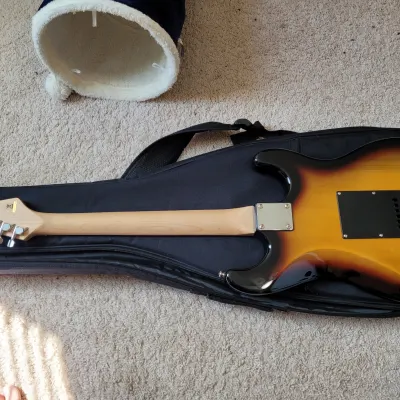 Indio Cali Classic Left Handed Sunburst Stratocaster with Gig | Reverb