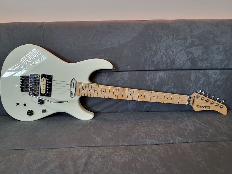 Fernandes Revolver FR-85S superstrat with Sustainer White | Reverb