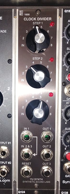 Synthetic Sound Labs Yu Synth Triple Clock Divider Module | Reverb