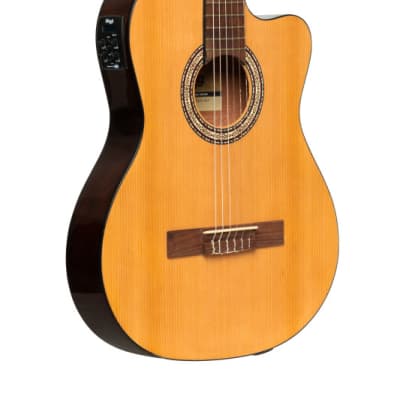 Stagg SCL60 TCE-NAT cutaway Acoustic-electric Classical | Reverb