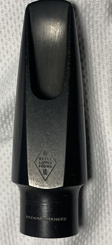 Meyer MR-402-6MM Hard Rubber Alto Saxophone Mouthpiece | Reverb