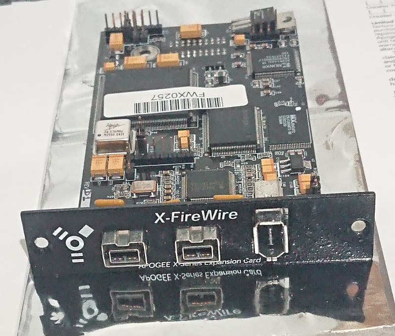 Apogee X-Firewire Firewire 800 rare Expansion Card for | Reverb