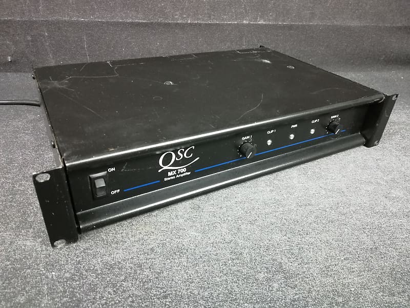 QSC MX 700 Power Amp 150 Watts per side @ 8ohms | Reverb