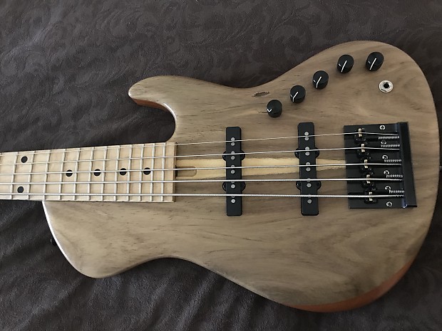 Roger RBass SC5 Single Cut Jazz Bass 5 | Reverb
