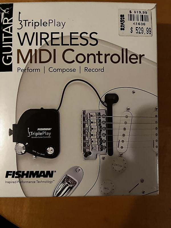 Fishman Triple Play Wireless MIDI Guitar System | Reverb