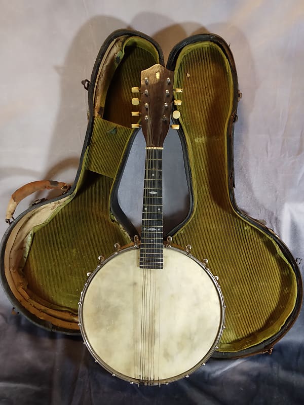 Unbranded Vintage, Rare, Mandolin-Banjo 1930s? Natural & | Reverb