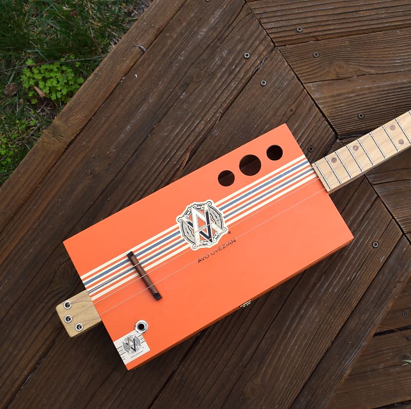 Cigar box guitar, 3-string guitar, cbg | Reverb