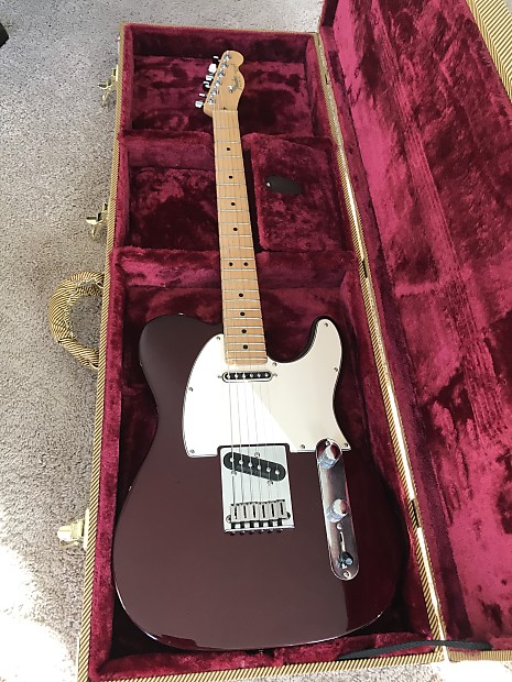 Fender Telecaster 1989 Wine Red | Reverb