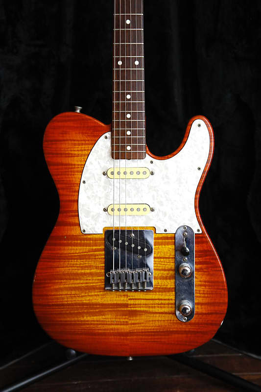 Fender Japan Foto Flame Telecaster Autumn Burst 1995 | Reverb