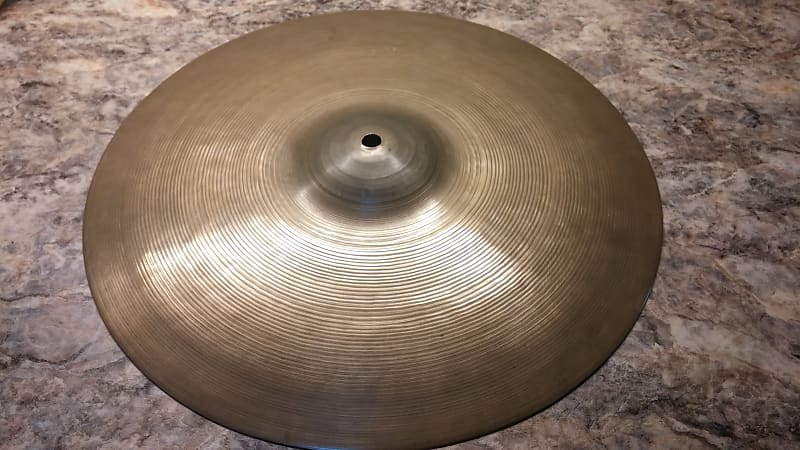 Zildjian Avedis 14" Hi Hat Cymbal Trans Stamp USA 1116 G 50'S | Reverb