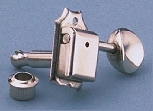 6-In-Line Vintage Style Tuning Keys, 14:1 Gear Ratio - NICKEL | Reverb