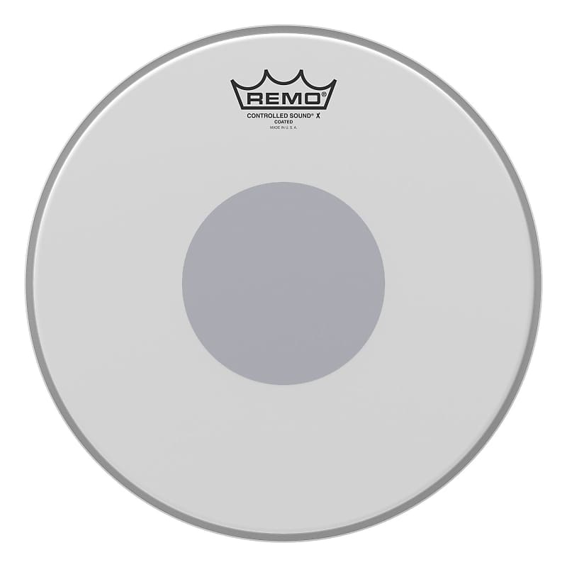 Remo Controlled Sound X Coated Black Dot Snare Drumhead - | Reverb