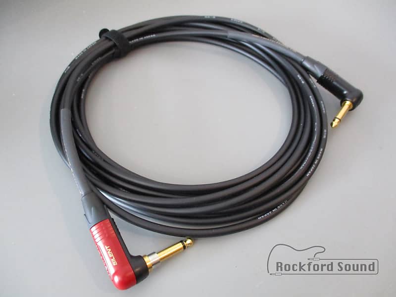 Canare GS-6 Guitar Cable | 15 FT | Silent Right to Right Gold | Reverb