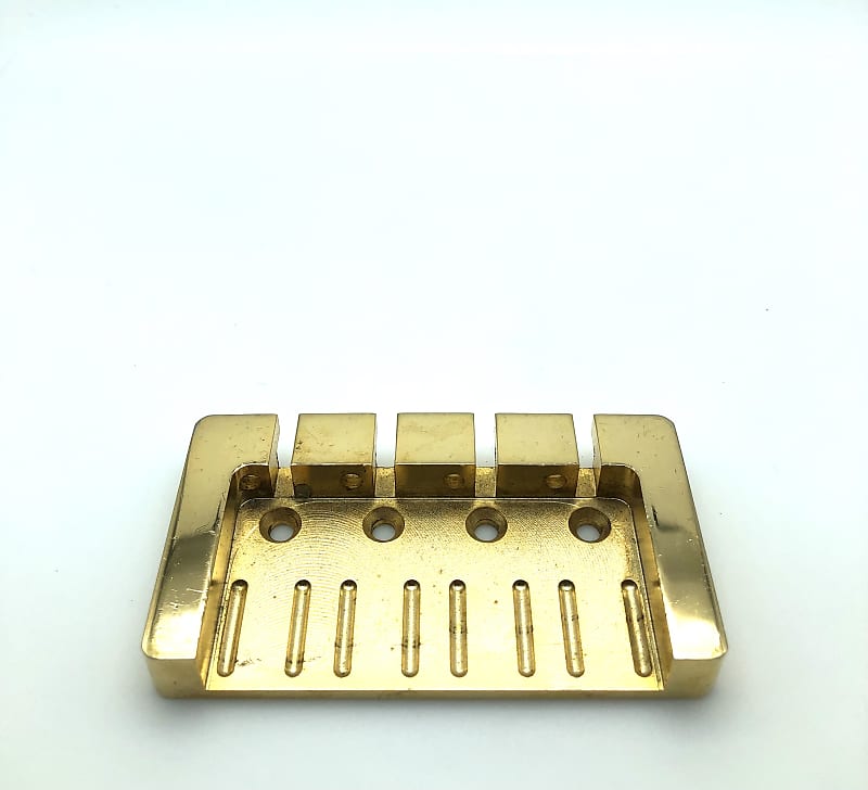 High Mass Bass Bridge Base Plate Gold | Reverb