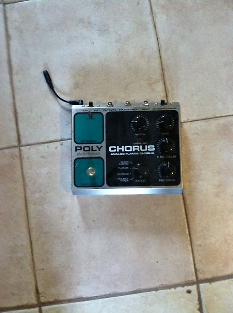 Electro Harmonix Stereo Poly Chorus 90s i think green/black | Reverb